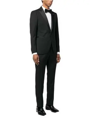 Tagliatore Two-piece Wool Dress - Black