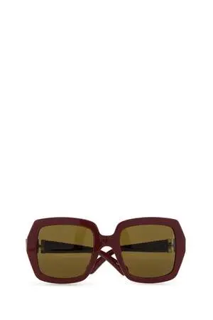Chloé Burgundy Acetate Sunglasses