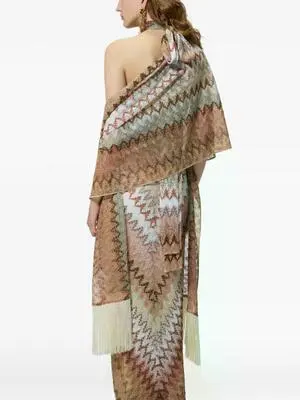 Missoni Stole In Zigzag Lace With Fringes
