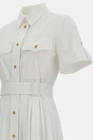 FAY Short Sleeve Shirt Dress