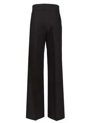 FORTE_FORTE Belted High-waist Pleated Trousers - Blue