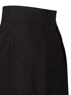 FORTE_FORTE Belted High-waist Pleated Trousers - Blue