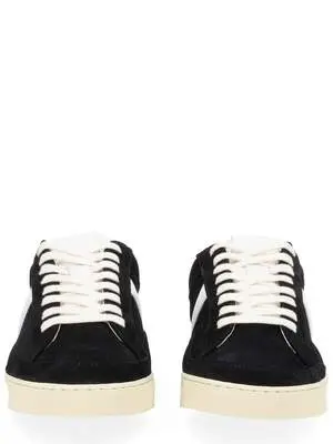 TOM FORD Leather Sneakers With Logo