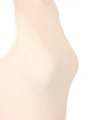 FORTE_FORTE Sleeveless Sheer Tulle Bodysuit
