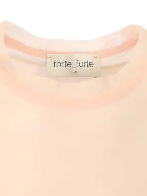 FORTE_FORTE Sleeveless Sheer Tulle Bodysuit