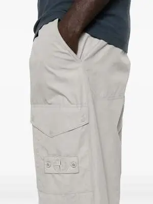 Stone Island Mercerised Organic Cotton Ripstop Cargo Pants