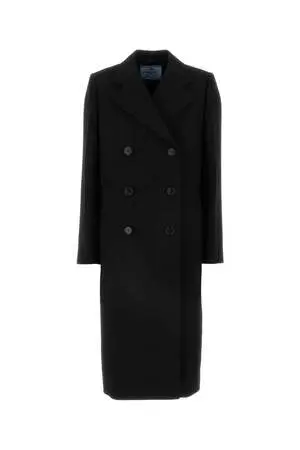 Prada Wool Coat - Black