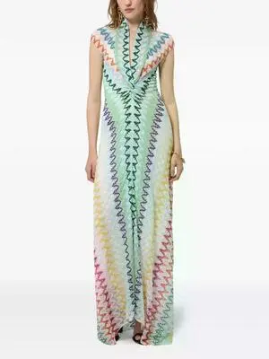 Missoni Geometric Pattern Maxi Dress