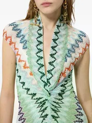 Missoni Geometric Pattern Maxi Dress