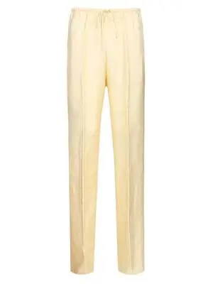 FORTE_FORTE Viscose Twill Drawstring Trousers