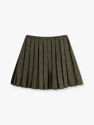 Dior Pleated Mini Skirt - Multicolor