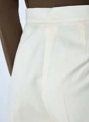 Max Mara High-rise Tailored Wool Grain-de-poudre Pants