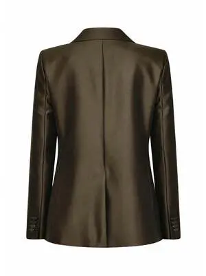 Max Mara Silk Blend Shantung Blazer