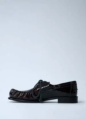 Dries Van Noten Patent Leather Lace-up Shoes