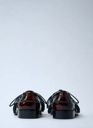 Dries Van Noten Patent Leather Lace-up Shoes
