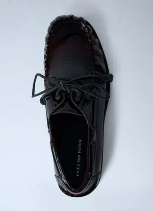Dries Van Noten Patent Leather Lace-up Shoes
