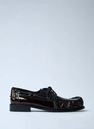 Dries Van Noten Patent Leather Lace-up Shoes - Multicolor