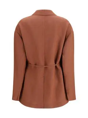 Brunello Cucinelli Monili-embellishment Blazer - Red