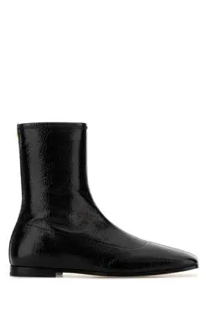 Valentino Garavani Leather Vlogo Signature Ankle Boots