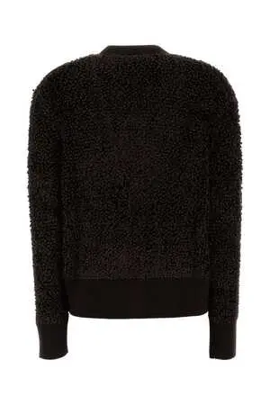 FERRAGAMO Dark Boucle Cardigan - Brown