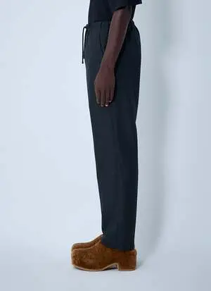 Dries Van Noten Tailored Wool Grain-de-poudre Pants