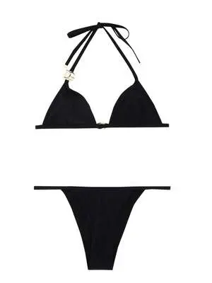 Dolce & Gabbana Logo Triangle Bikini Set