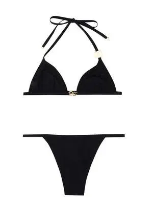 Dolce & Gabbana Logo Triangle Bikini Set