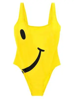 Moschino Smiley® One-piece Swimsuit - Yellow