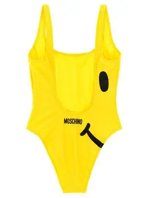 Moschino Smiley® One-piece Swimsuit - Yellow