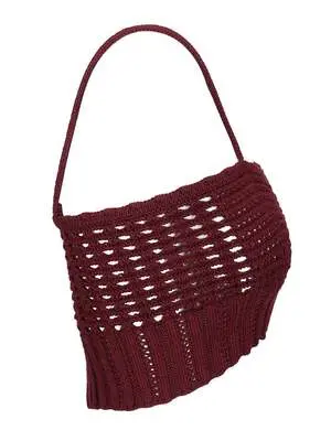 FORTE_FORTE Cropped Crochet Cotton Tank Top With Mother-of-pearl Buttons