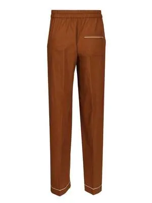 FORTE_FORTE Cotton Poplin Pyjama Trousers