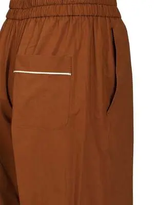 FORTE_FORTE Cotton Poplin Pyjama Trousers