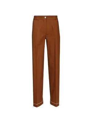 FORTE_FORTE Cotton Poplin Pyjama Trousers