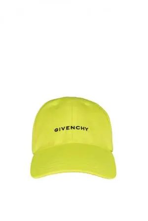 Givenchy Polyamide Cap With Black Logo - Yellow