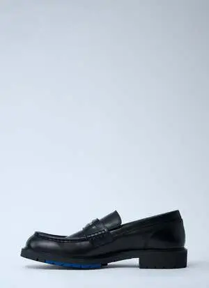 Burberry Loafers With Top Logo Plaque