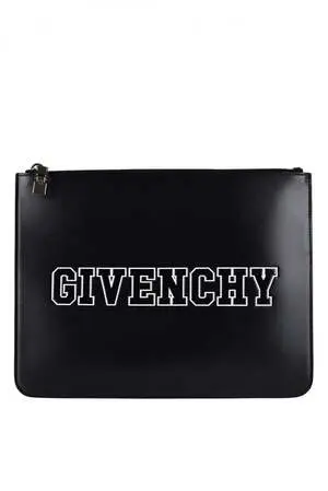 Givenchy Leather Clutch - Black