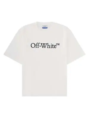 Off-White T-shirt With Logo - White