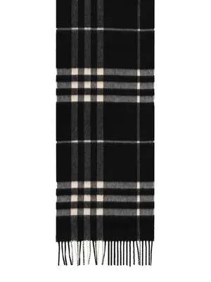 Burberry Check Scarf - Black