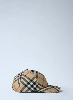 Burberry Logo Motif Baseball Cap - Cream