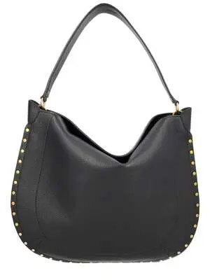 Isabel Marant Étoile Oskan Studded Hobo Bag - Black