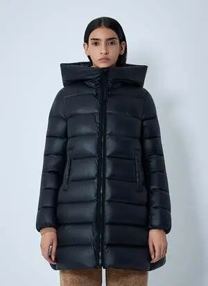 Moncler Suyenne Hooded Down Jacket - Black