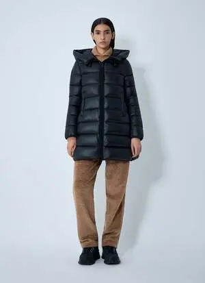Moncler Suyenne Hooded Down Jacket - Black