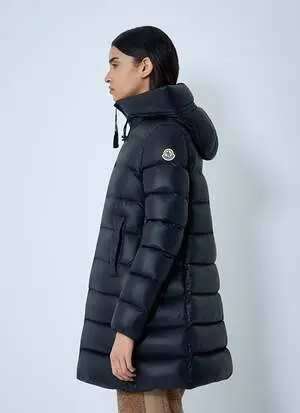 Moncler Suyenne Hooded Down Jacket - Black