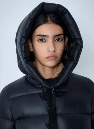 Moncler Suyenne Hooded Down Jacket - Black