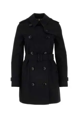 Burberry Cotton Trench Coat - Black