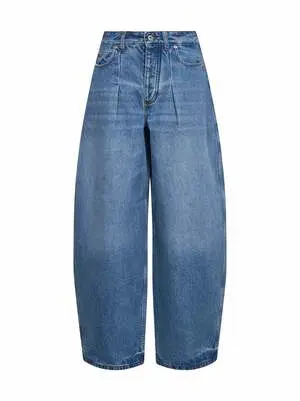 Jacquemus Ovalo De-nîmes" Stonewashed Denim Jeans - Multicolor
