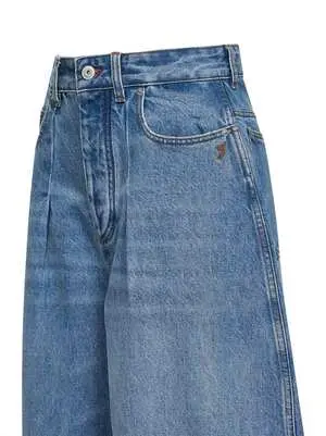 Jacquemus Ovalo De-nîmes" Stonewashed Denim Jeans - Multicolor