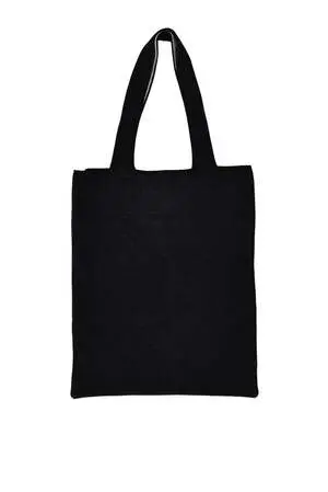 Palm Angels Wool-blend Canvas Tote Bag - Black