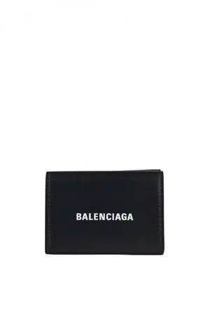 Balenciaga Wallet Cash Mini - Black