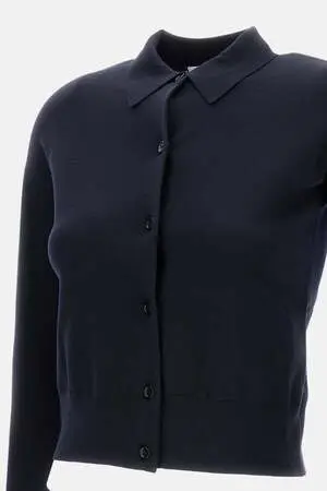 Max Mara Cardigan With Point Collar - Multicolor